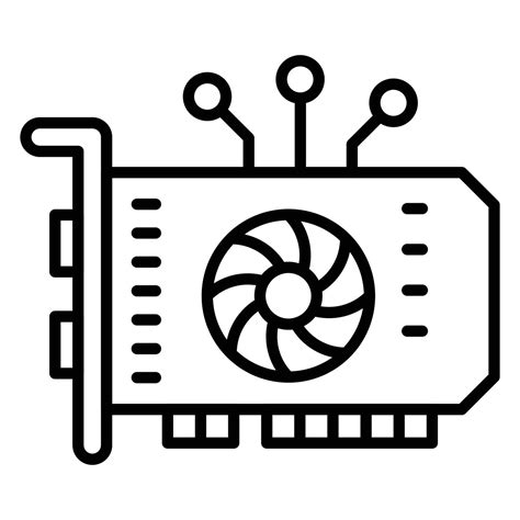 Have A Look At This Beautiful Icon Of Gpu Mining Customizable Vector 30746493 Vector Art At