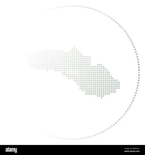 Sumba Digital Badge Dotted Style Map Of Sumba In Circle Tech Icon Of The Island With