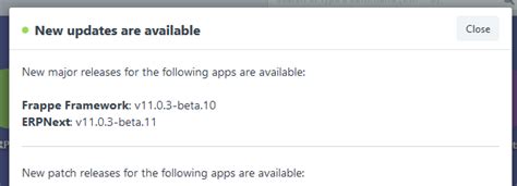 Disable New Version Notification For Normal Users Install Update Frappe Forum