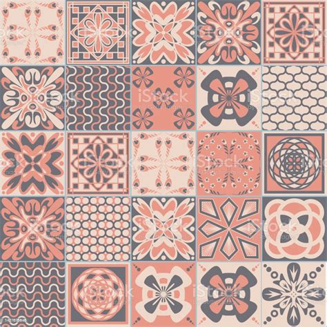 Azulejo Talavera 세라믹 타일 전통적인 파스텔 배경 벡터 일러스트 레이 션 0명에 대한 스톡 벡터 아트 및 기타