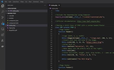 Php Making Pdfs Tutorial The Eecs Blog