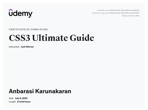 anbarasi karunakaran on linkedin udemy course completion certificate