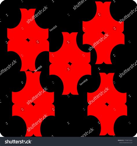 Illustration Vector Graphic Combination Rectangles Circles Stock Vector Royalty Free