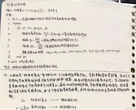 吃瓜教程task4神经网络 西瓜书第五章前馈神经网络 伪代码 Csdn博客