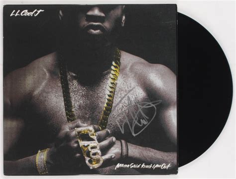 Ll Cool J Signed Momma Said Knock You Out Vinyl Record Cover Album
