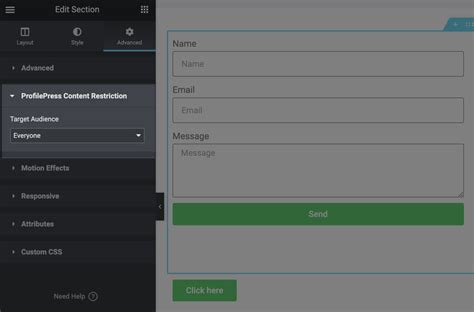 How To Restrict Visibility Of Elementor Contents In Wordpress