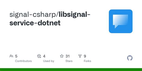Github Signal Csharp Libsignal Service Dotnet