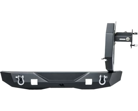 Rugged Ridge 1154125 Xor Rear Bumper W Swing Out Tire Carrier Jeep