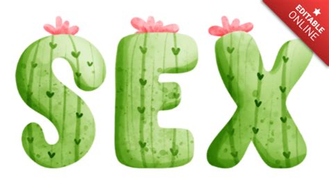 Sex Cactus Alphabet Font Text Effect Generator Sex Cactus Alphabet Font Text Effect Generator