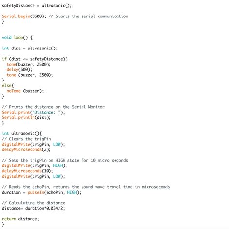 Hc Sr04 Buzzer Arduino Parking Assist Sensor 5 Steps Instructables