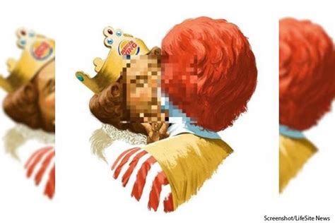 Burger King Ad Features Homosexual Kiss Between Its Male Mascot And