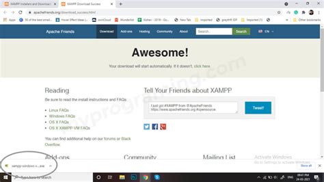 How To Install Xampp How To Download Is Xampp Server Myprograming