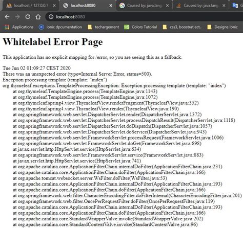 spring caused by java lang illegalargumentexception application