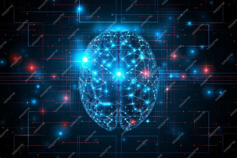futuristic brain network glowing within a high tech interface illustrating advanced neural