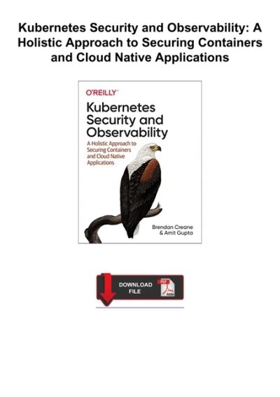 Pdfdownload Kubernetes Security And Observability A Holistic
