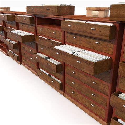 간단한 목조 사무실 문서 캐비닛 아카이브 파일 레코드 저장소 Id 종이 신원 2 3 3d 모델 26 3ds Fbx Max Obj Free3d