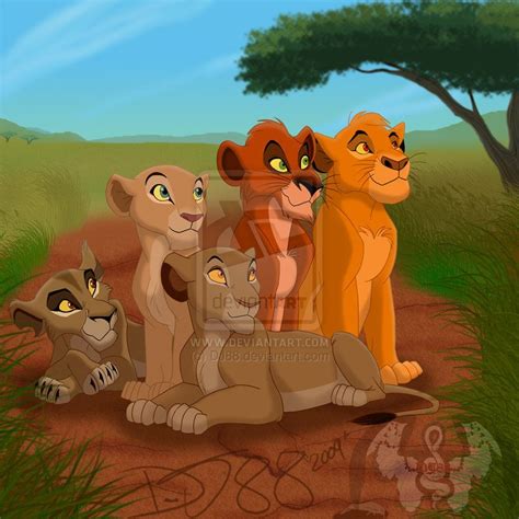 Zira Sarafina Sarabi Taka Scar And Mufasa I Guess This Was Their