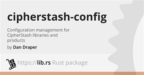 Cipherstash Config — Db Interface For Rust Librs