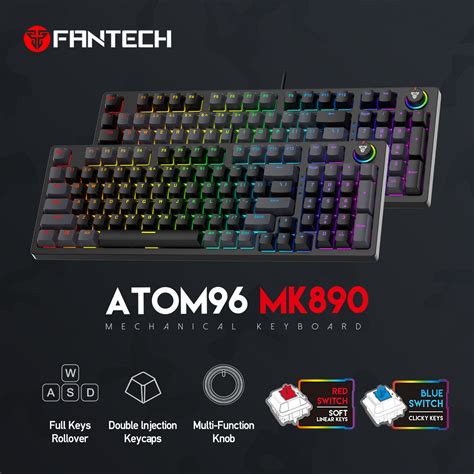 FANTECH ATOM 96 MK890 MECHANICAL GAMING KEYBOARD