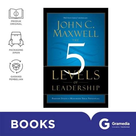 Promo John C Maxwell 5 Levels Of Leadership Diskon 28 Di Seller