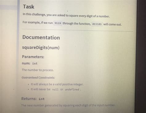 Solved Task In This Challenge You Are Asked To Square Every