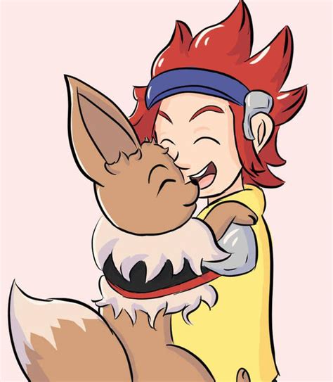 Michael And His Eevee By Avianben On Deviantart