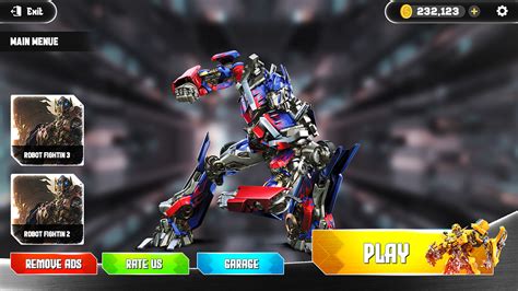 Robot Fighting Game Ui Design On Behance