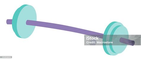 플랫 디자인의 역도 바벨 보디 빌딩을위한 체육관 장비 벡터 일러스트 레이 션이 분리되어 있습니다 Championship에 대한 스톡 벡터 아트 및 기타 이미지 Istock