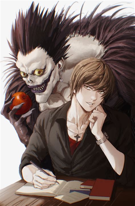 Yagami Light And Ryuk Death Note Drawn By Thisuserisalive Danbooru