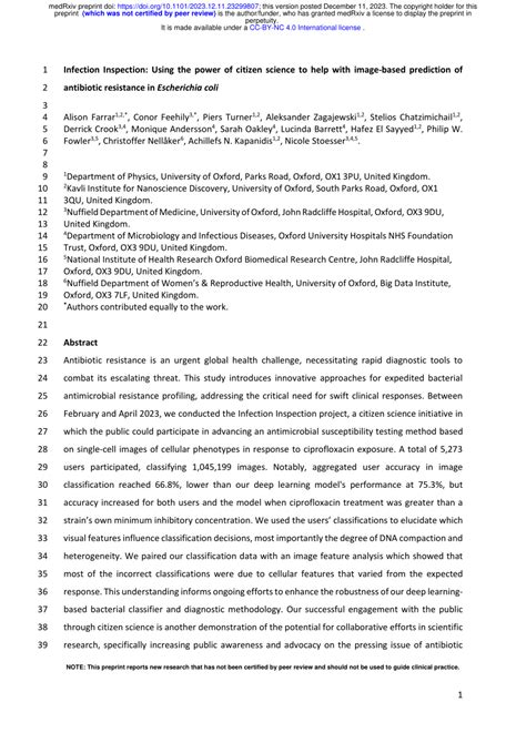 Pdf Infection Inspection Using The Power Of Citizen Science To Help With Image Based