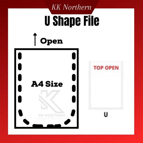 L U C Shape A4 PVC Clear Folder Transparent File Folder Clear File Holder A4 Stationery Fail