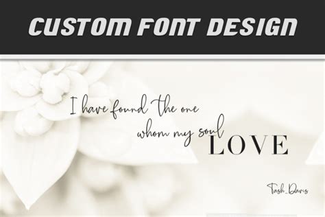 I Will Design Font Custom Font Design Typography Ttf Otf Font Files For Freelancer Umair
