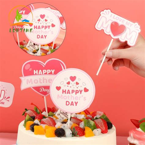 Lontime ป้ายปักหน้าเค้ก ลาย Happy Birthday สําหรับตกแต่งเค้กวันเกิด Lontime Th Thaipick