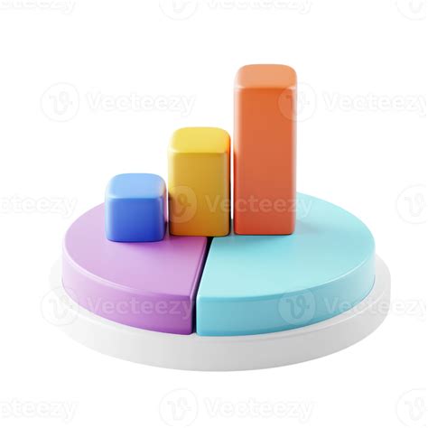 Colorful 3d Bar Graph Displaying Data Trends For Effective Presentations 55537009 Png