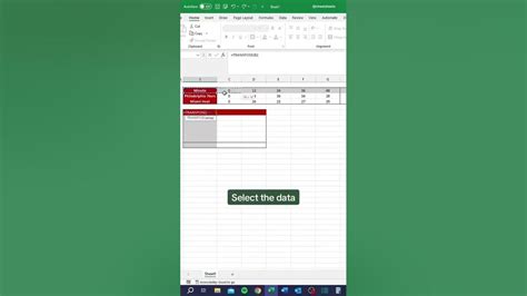 transpose in excel💡 hechnkay shortvideo exceltips exceltricks