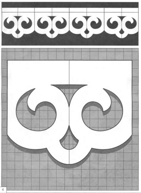 Трафарет для прорезной резьба по дереву 43 фото