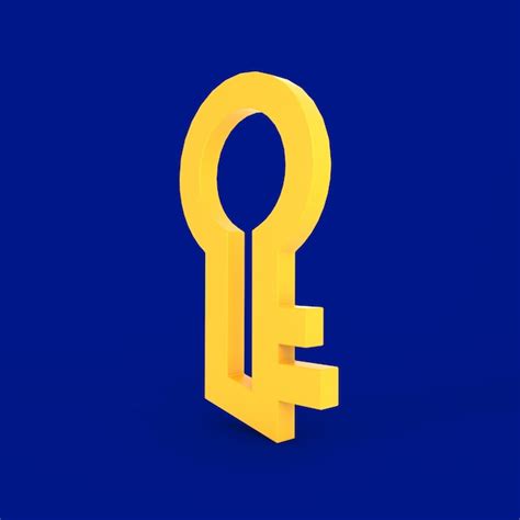 Premium Photo Key Icon Right Side