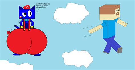Inflatable Pants Vs Creative Mode By Zippytheblueberrycat On Deviantart