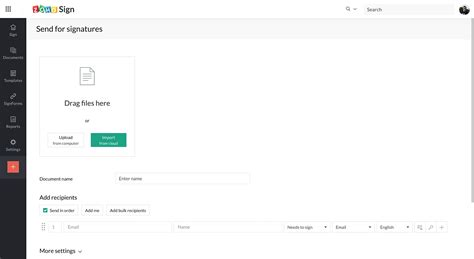 Zoho Workdrive Integration With Zoho Sign