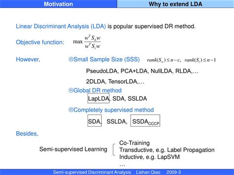Ppt Semi Supervised Discriminant Analysis Powerpoint Presentation Free Download Id5132651