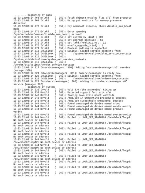Logcat Prev Csc Log Pdf Computer Science Information Technology
