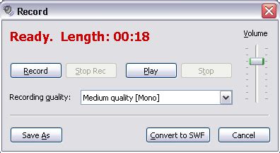 MP3 To SWF Converter Screen Shots