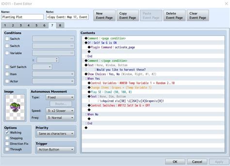 Farming System Using Yanflys Self Switches And Variables Rpg Maker Forums