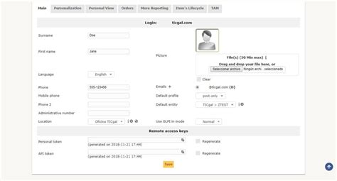 how to setup glpi api · ticgal