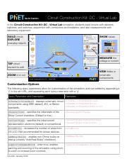 Explore Circuit Building With The Dc Virtual Lab Simulation Course Hero
