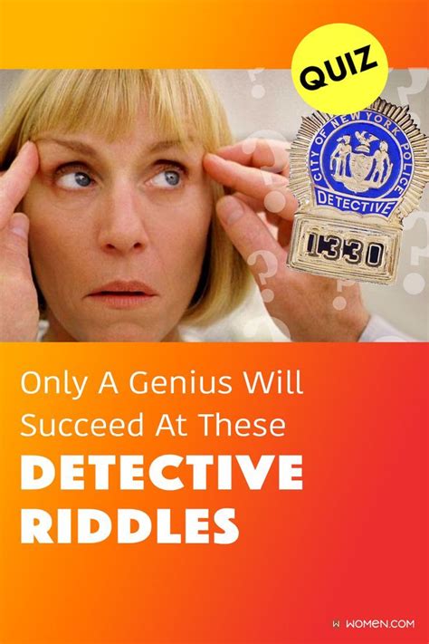 Quiz Only A Genius Will Succeed At These Detective Riddles Artofit