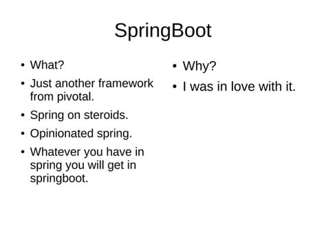 Springboot And Camel PPT