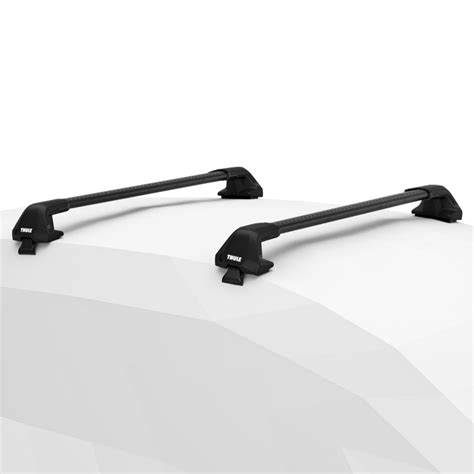 Kia Ev6 2021 On Thule Wingbar Edge Roof Rack Black Stoke Equipment Co