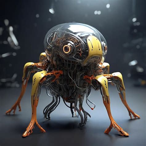 Premium Photo Bioinspired Robotic Concept