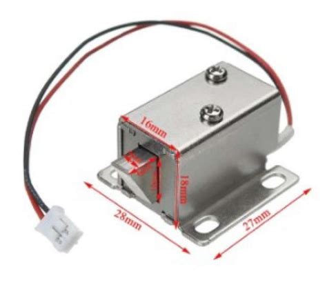 Jual Kunci Pintu Solenoid Door Lock 12v Automatic Electronic Arduino